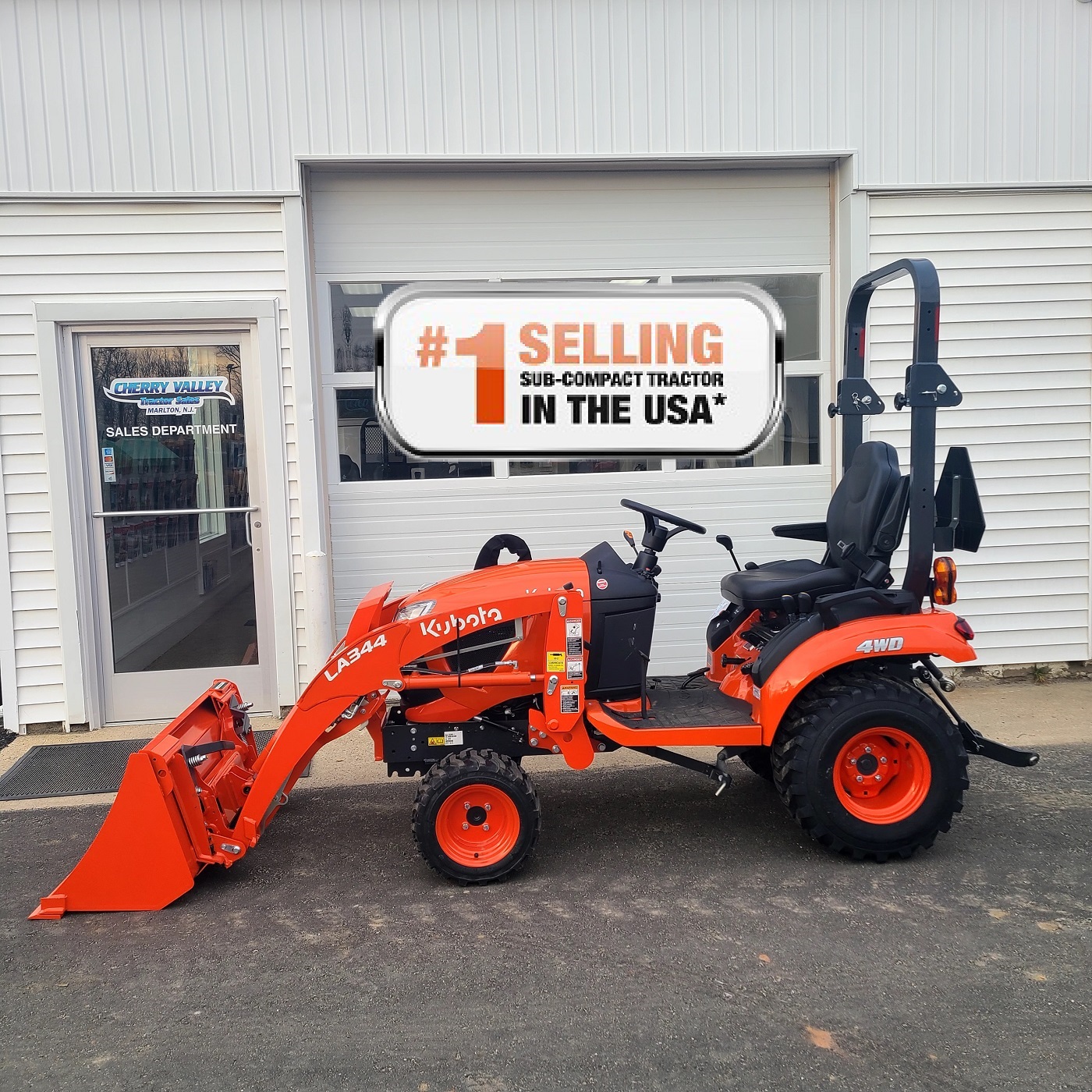 Kubota BX2380RV-1 4WD Tractor w/ Front End Loader - Cherry Valley ...